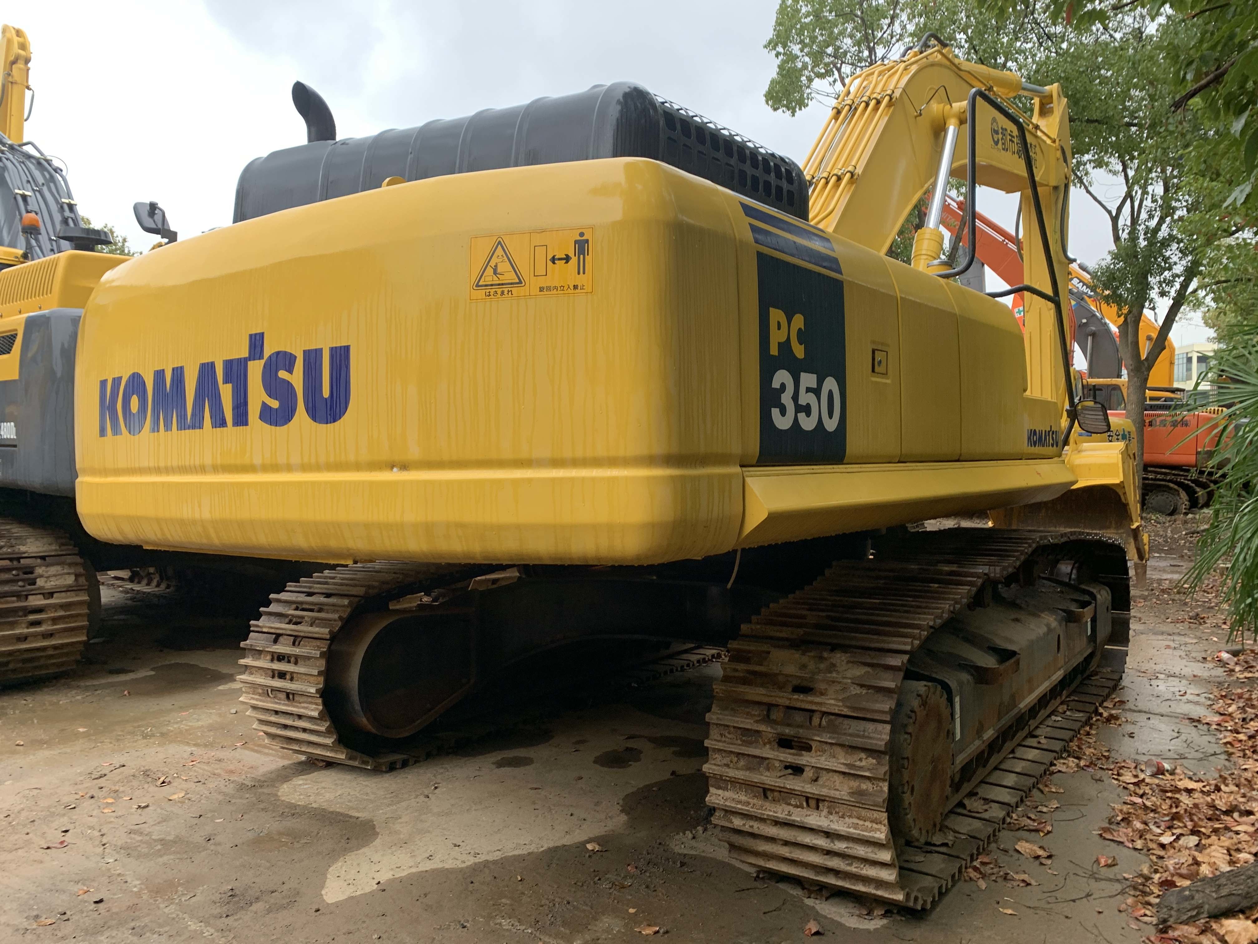 Jam Rendah KOMATSU PC350-7 Digunakan Excavator 241hp Tenaga Mesin 1 ...
